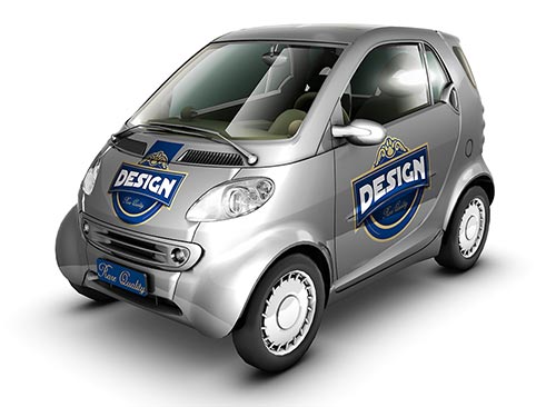 Smart Car Mock-Up - Logic Design Studio
